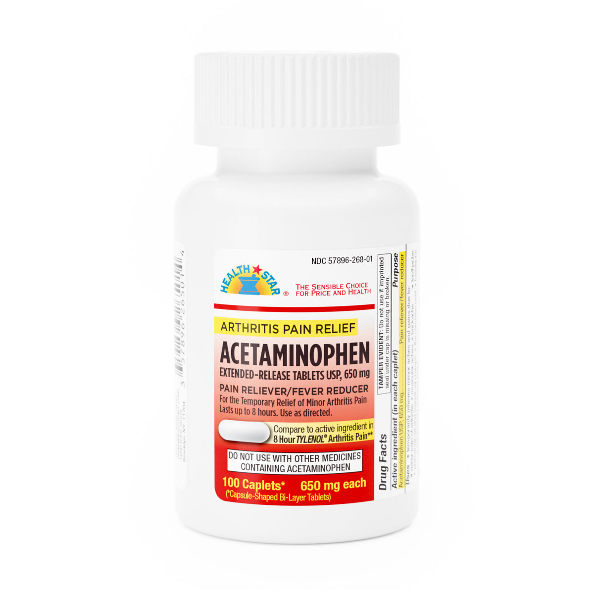 GeriCare Arthritis Pain Relief Acetaminophen Extended Release Caplets ...