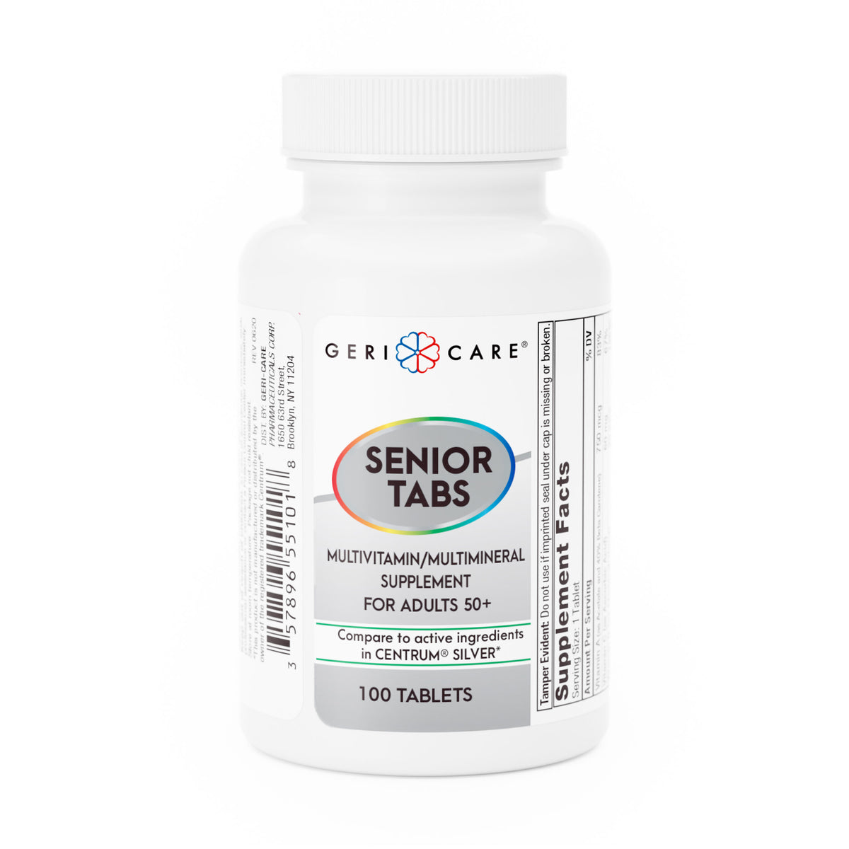 GeriCare Senior Tablet Multivitamin with Minerals – Supplyline Medical