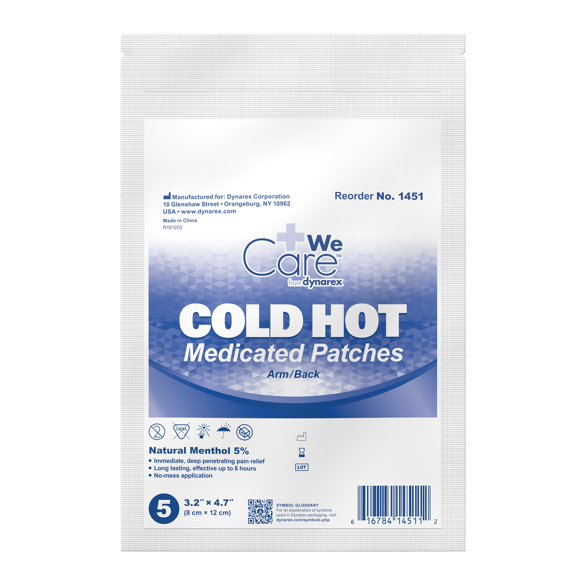 Cold Hot Medicated Patches for Arm or Neck – Supplyline Medical