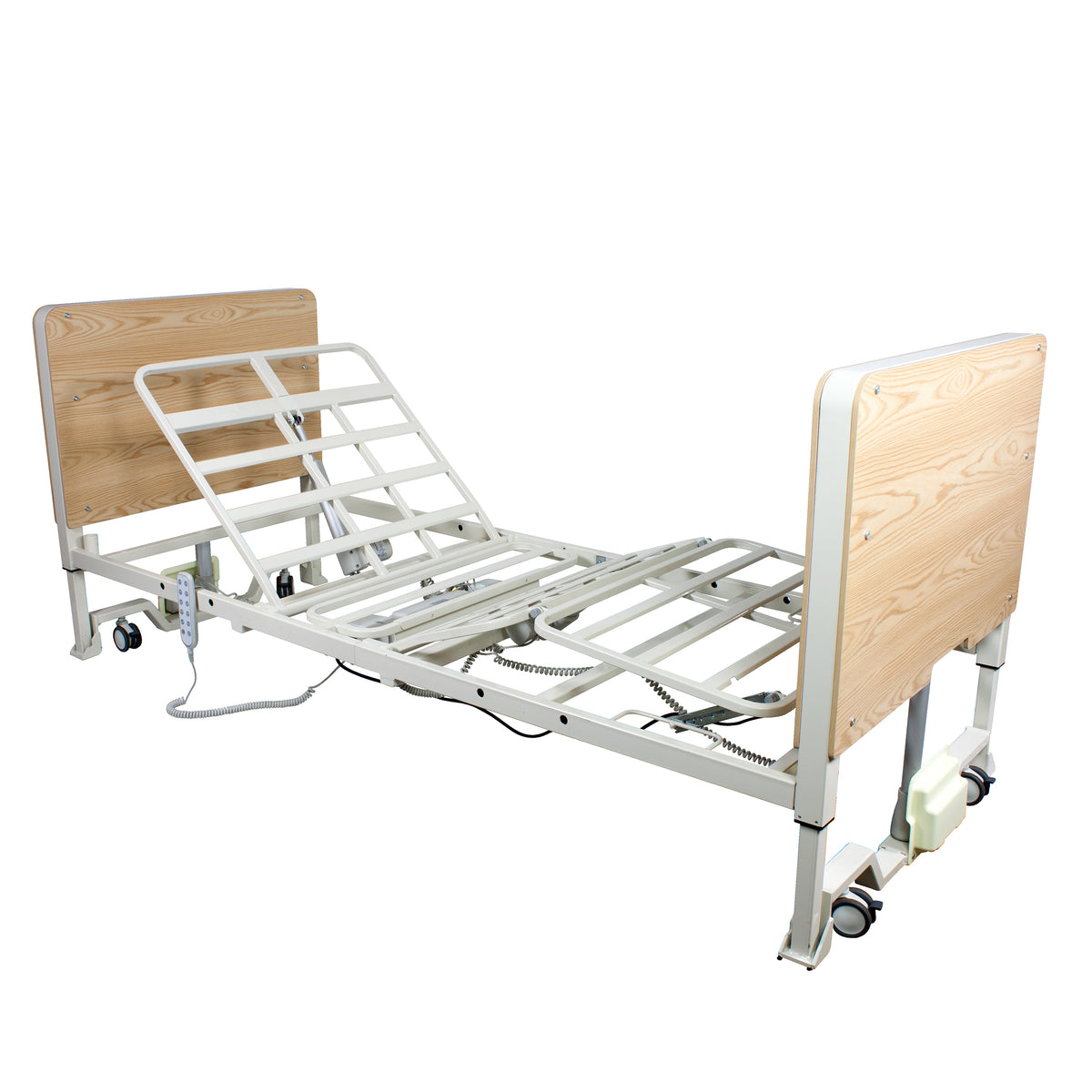 D400 Ultra Low LTC Bed with Wood Boards – Supplyline Medical
