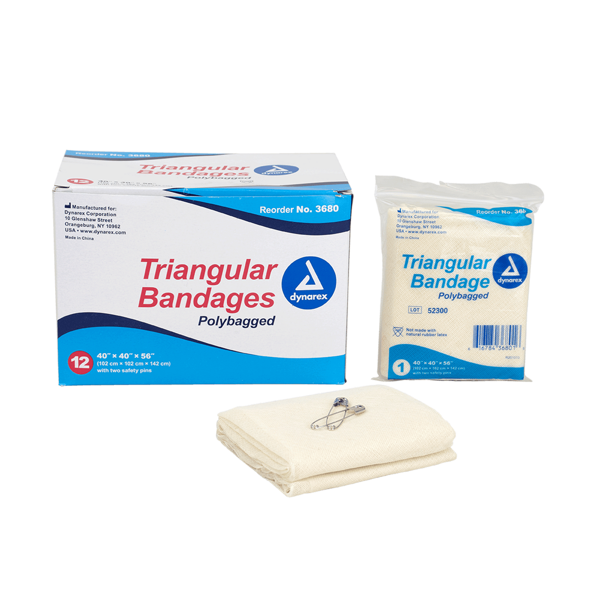 Dynarex Triangular Bandages – Supplyline Medical